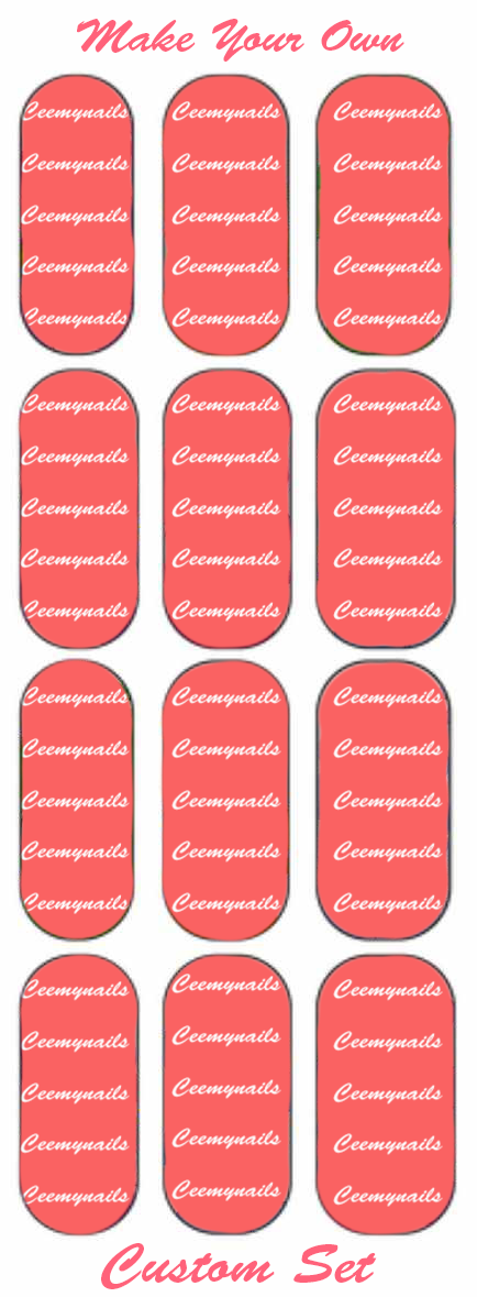Custom Nail Decal – CeeMyNails